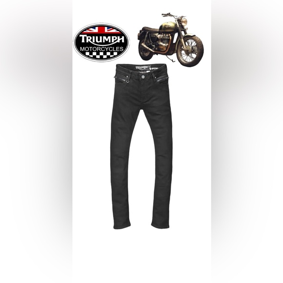 Triumph | Jeans | Triumph Womens Skinny Riding Jeans 28r X3 New Black ...